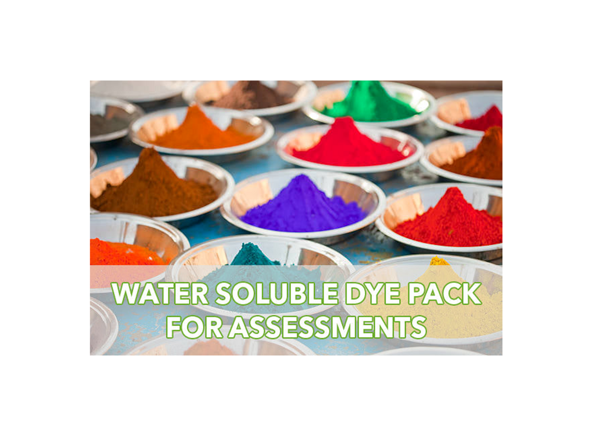 Water Soluble Dyes - 15 Pack for Assessments – LiveMoor
